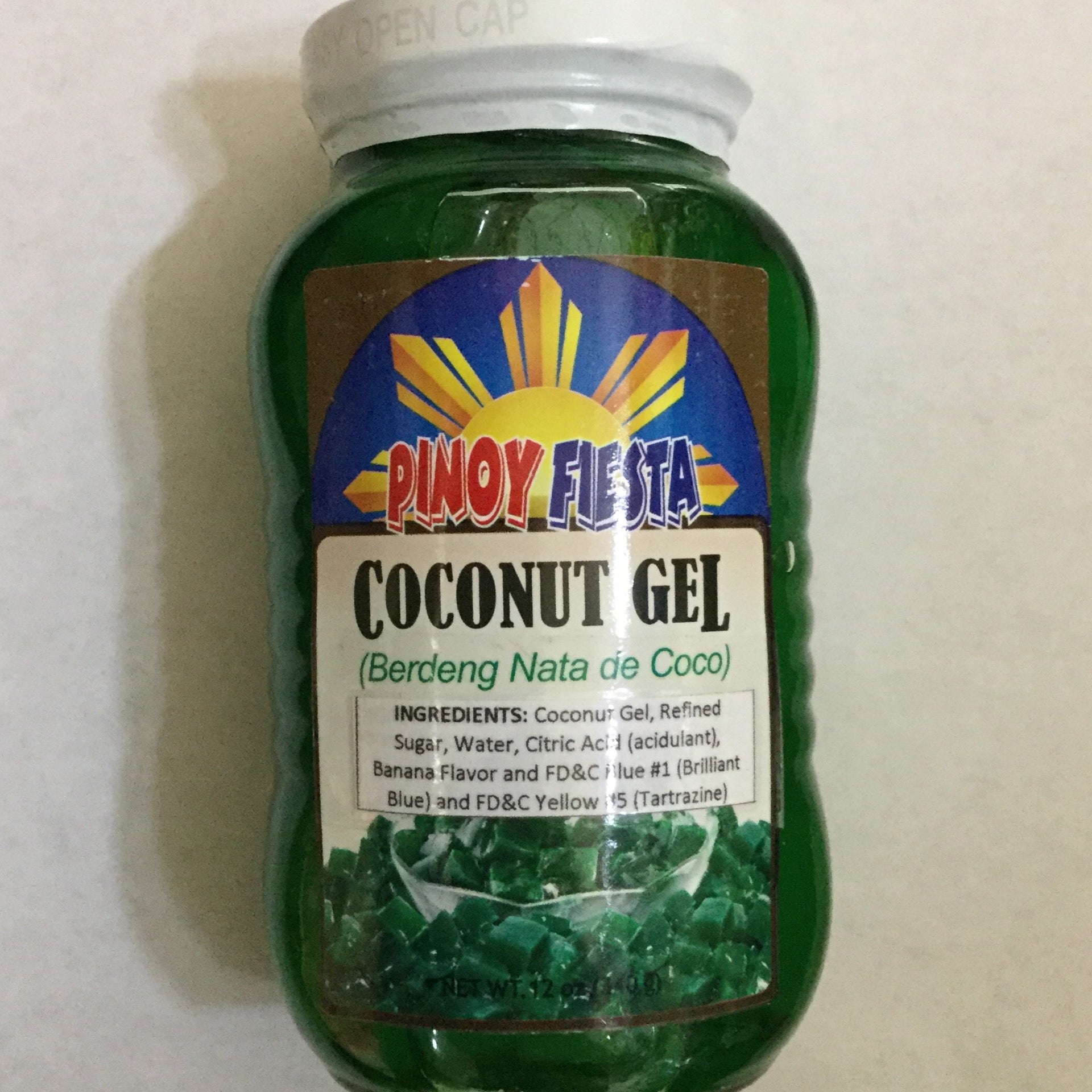 Pinoy Fiesta Coconut Gel (Nata de Coco) - 12 oz. (340g) | R&T Asian ...