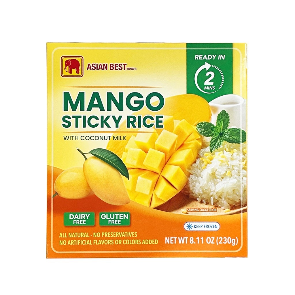 Asian Best Frozen Mango Sticky Rice w/Coconut Milk - 230g | R&T Asian ...