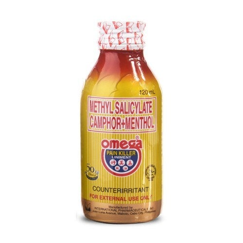 Omega Pain Killer Liniment (Methyl Salicylate Camphor+Menthol) - 120mL ...